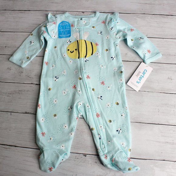 Carter's | One Pieces | Carters Baby Girls Footie Pajama Sleeper Size 3 ...
